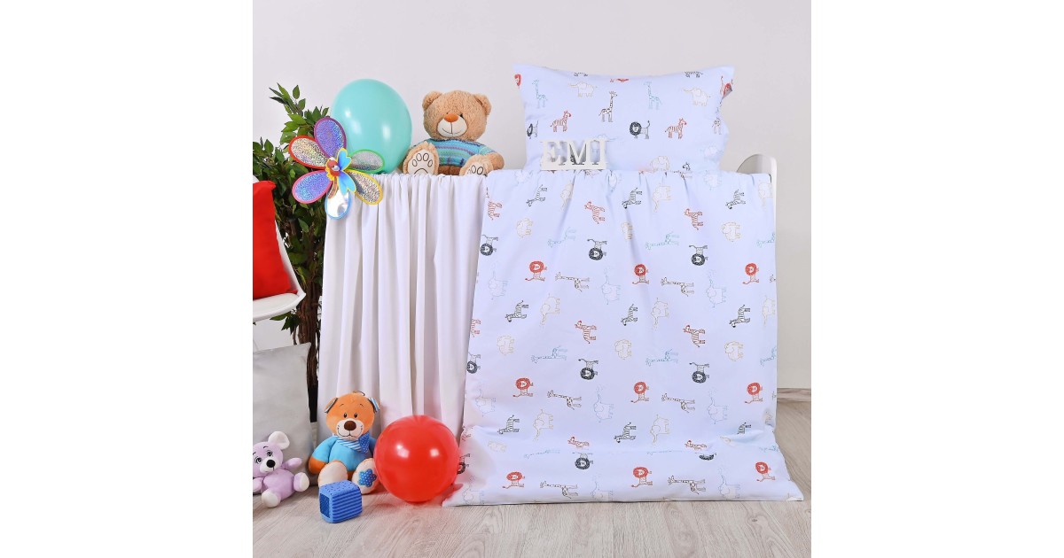 EMI - Bavlnené detské obliečky Animals EMI