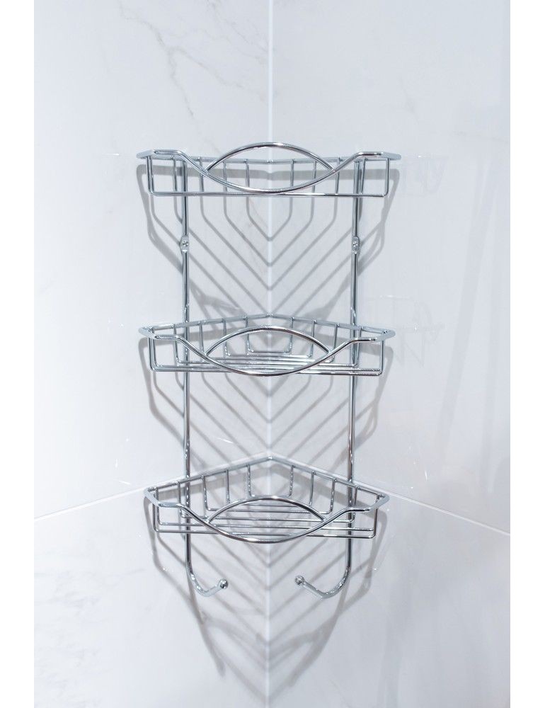 Rohová kúpeľňova polica Pek AWD